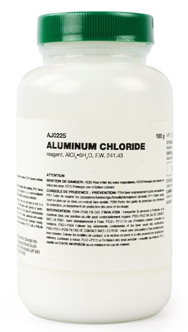 Aluminum Chloride, Reagent, 100 g | Flinn Scientific Aluminum Chloride, Reagent, 100 g | Flinn Scientific