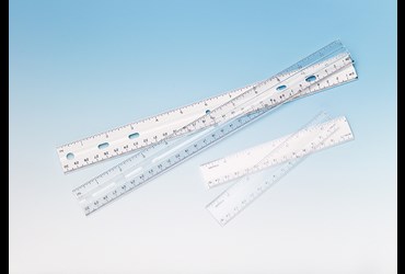 Transparent Rulers with English/Metric