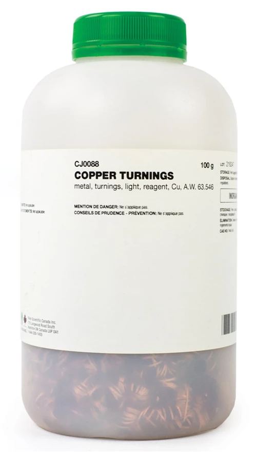 Copper Turnings, 100 g | Flinn Scientific