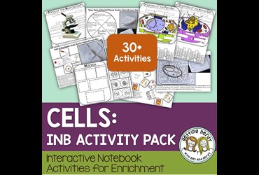 Getting Nerdy® Science—Cells: Interactive Notebook Activity Pack