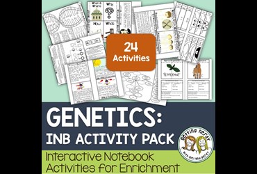 Getting Nerdy® Science—Genetics: Interactive Notebook Activity Pack